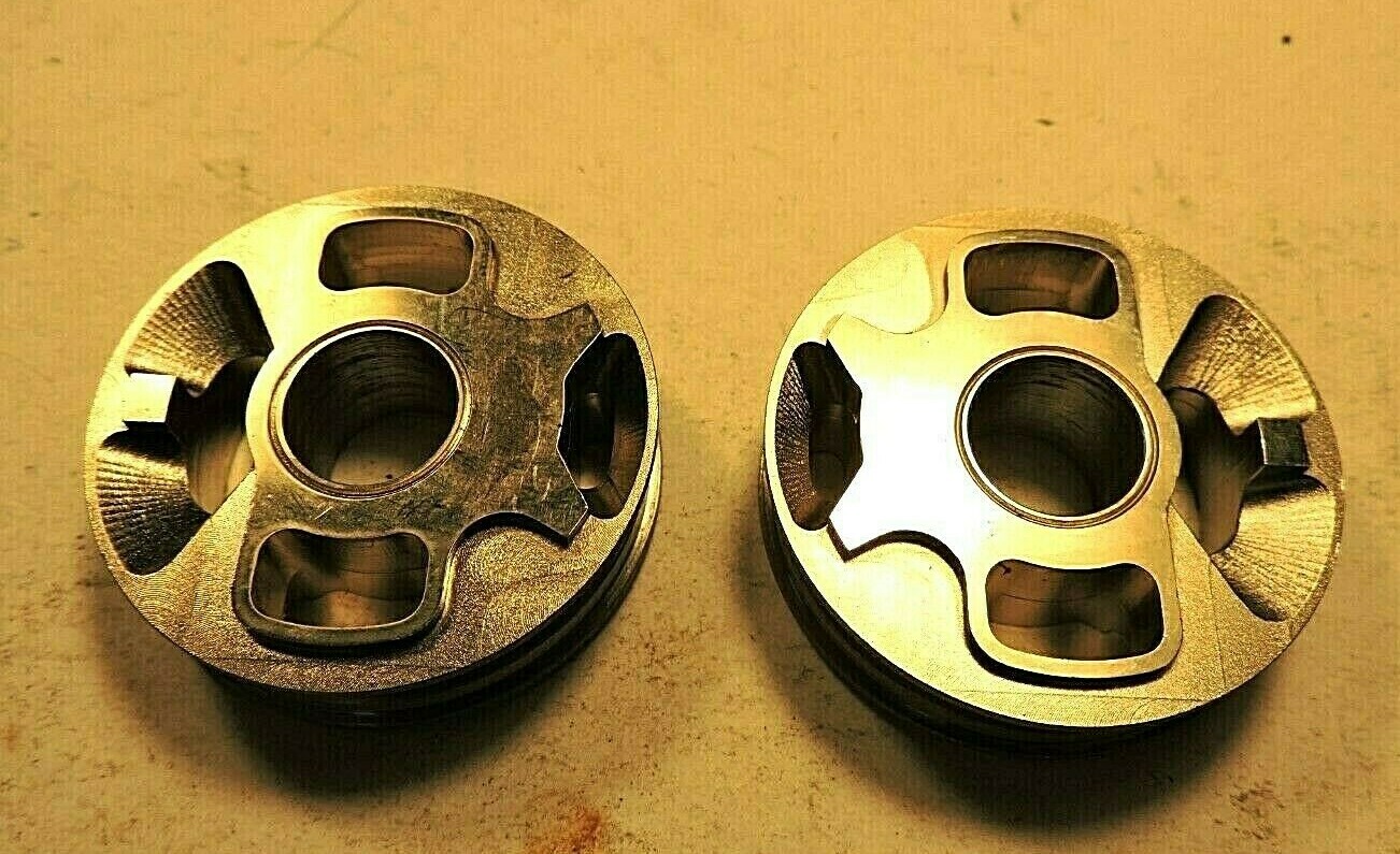 (2) NEW Ohlins 42MM Shock pistons matching Un-drilled NASCAR Late Model ...