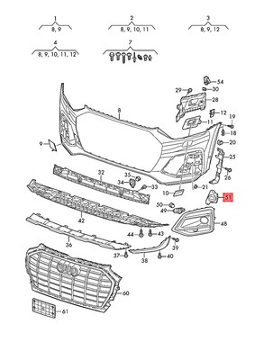Genuine Trim Right 80A807820 | eBay