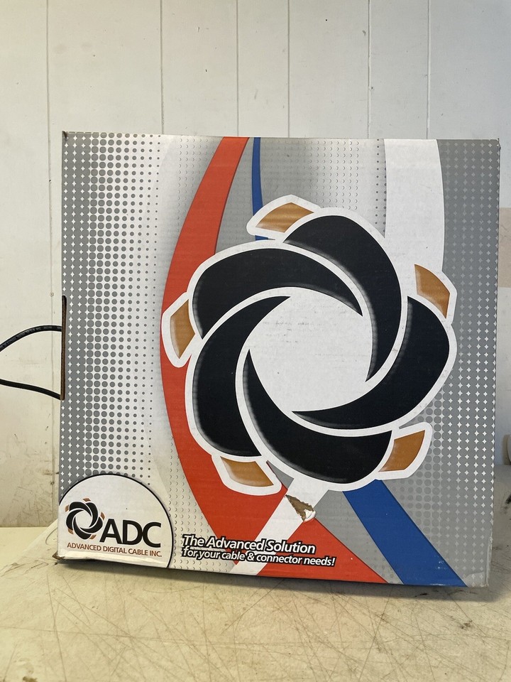 ADVANCED DIGITAL CABLE ADC 4-4061QS RG 6/U QUAD SHIELD COAX Coaxial ...
