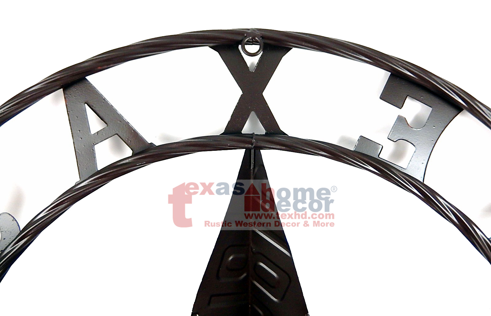 24" Texas Flag Barn Star Metal Embossed License Plate Western Wall ...