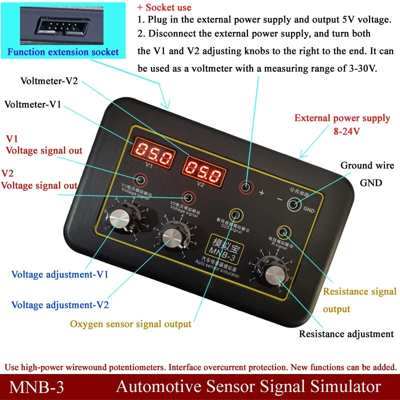 Automotive Sensor Simulator MNB-3 Car Signal Generator ECU Repair Tool ...