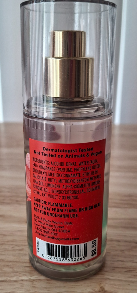 Bath And Body Works POPPY Fragrance Body Mist Spray TRAVEL 2.5 OZ 75 ML ...