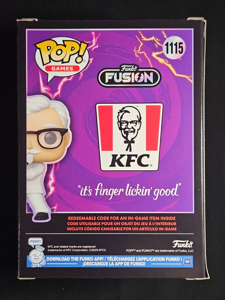 Funko Pop! - Colonel Sanders w/ Nugget Launcher - Funko Fusion - #1115 ...