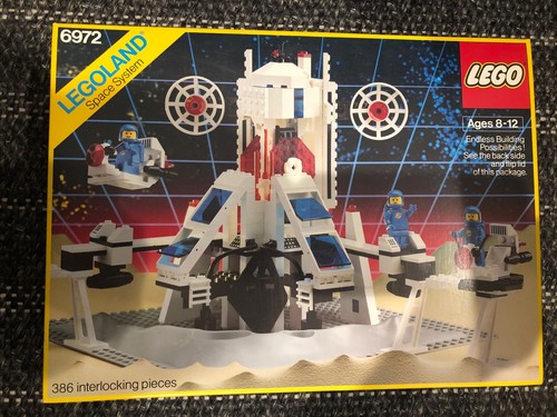 Vintage Lego Legoland Space System 6972 Polaris-1 Space Lab Box Only No ...