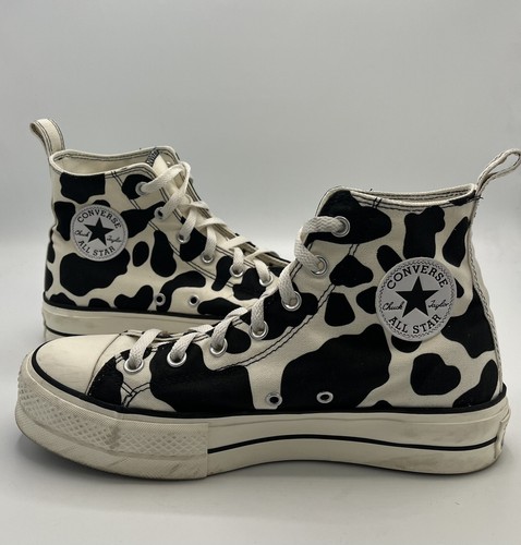 Converse Chuck Taylor All Star Cow Print Platform Men… - Gem