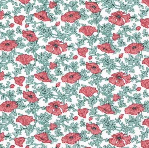Liberty fabrics: The Winterbourne Collection - Nina Poppy C Fat 1/4 ...