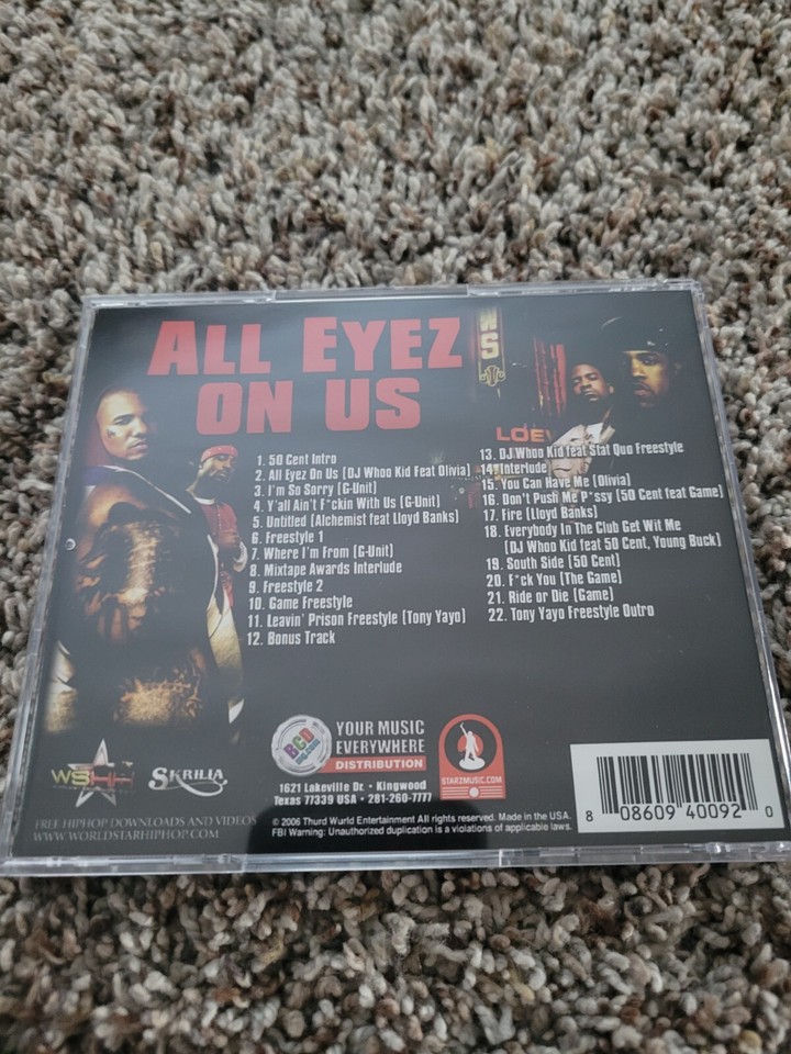 G-Unit Radio Part 5: All Eyez On Us [PA] by G-Unit (CD, Feb-2007, BCD ...