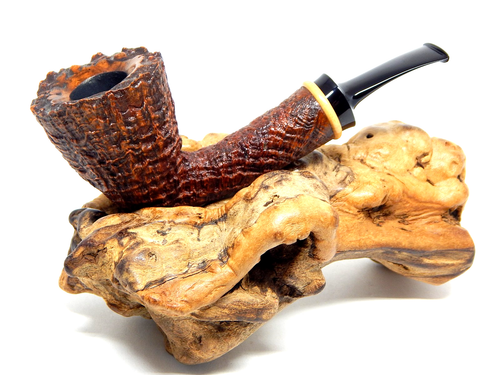 NATE KING UNSMOKED 279/15 RING GRAIN BLAST FREEHAND ESTATE PIPE W ...