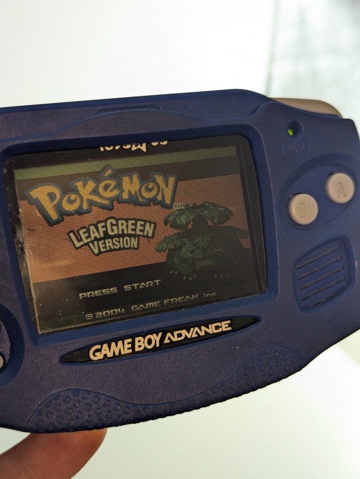 Pokemon Leaf Green Version (Nintendo Gameboy Advance, 2004) GBA ...