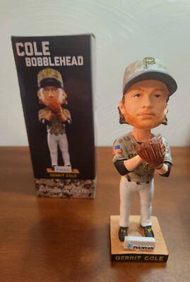 Pittsburgh Pirates Gerrit Cole Bobblehead SGA 2016 Astros Yankees With ...