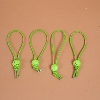 Lot of 4 Green Reflective Stretch Bungee Cord 4" Loop Fishing Rod Ties ...