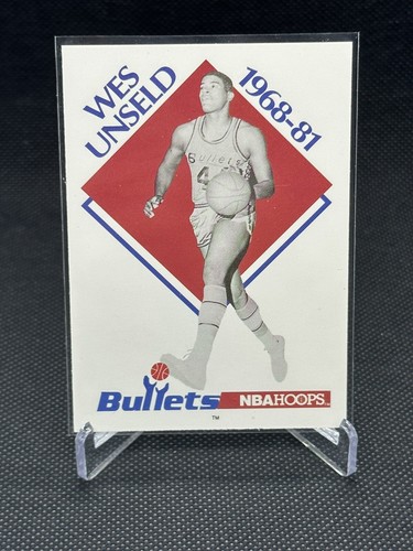 1990-91 Wes Unseld #344 Hoops Washington Bullets Basketball | eBay