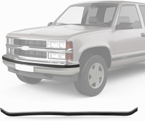 Black Front Bumper Impact Trim with Chrome Strip Compatible for 1988 ...