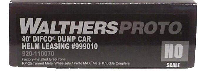 HO Scale Walthers Proto 920-110070 Helm Leasing HLMX 999010 45' Difco ...