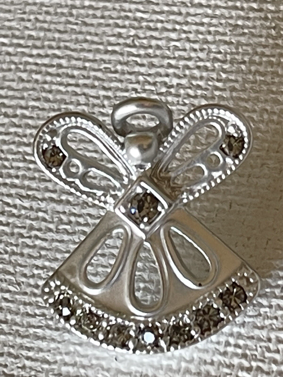 Angel Pin Brooch Silver Tone Jewelry Marked DM | eBay