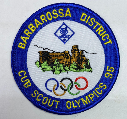 1995 Barbarossa District Cub Scout Olympics Boy Scouts BSA Patch H2 | eBay