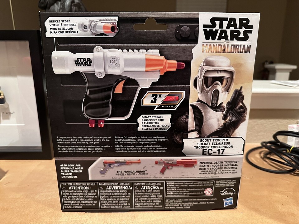 Nerf Blaster Star Wars Scout Trooper EC-17 Blaster The Mandalorian ...