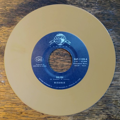 MIRAMAR: Salida / Urgencia 7" Single KHAKI VINYL 2019 Daptone DAP-1120 ...