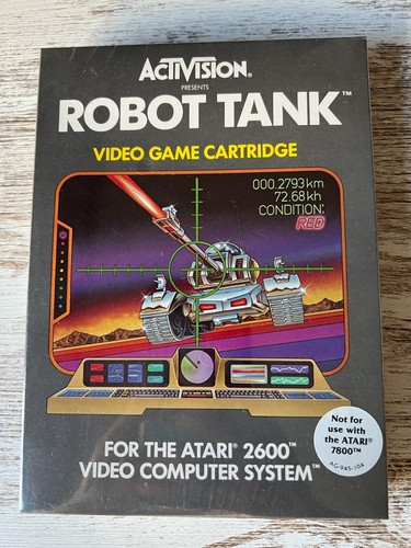 Robot Tank Atari 2600 7800 Activision Game NEW SEALED | eBay