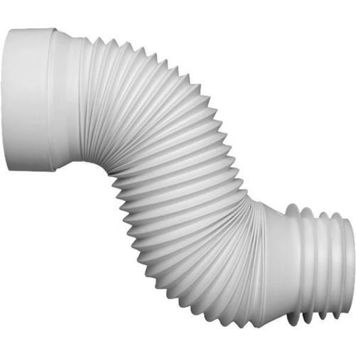 Wirquin Flexible Toilet Pan Waste Connector Extendable Jolly Flex White ...