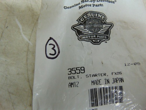 Genuine OEM Harley-Davidson Starter Bolt 3559 NOS for sale online | eBay