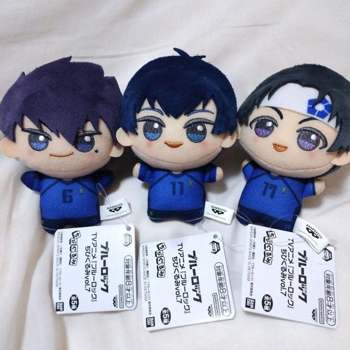 Blue Lock Chibi Plush Vol. 7 Set of 3: Yoichi Isagi, Rin Itoshi, Haru ...