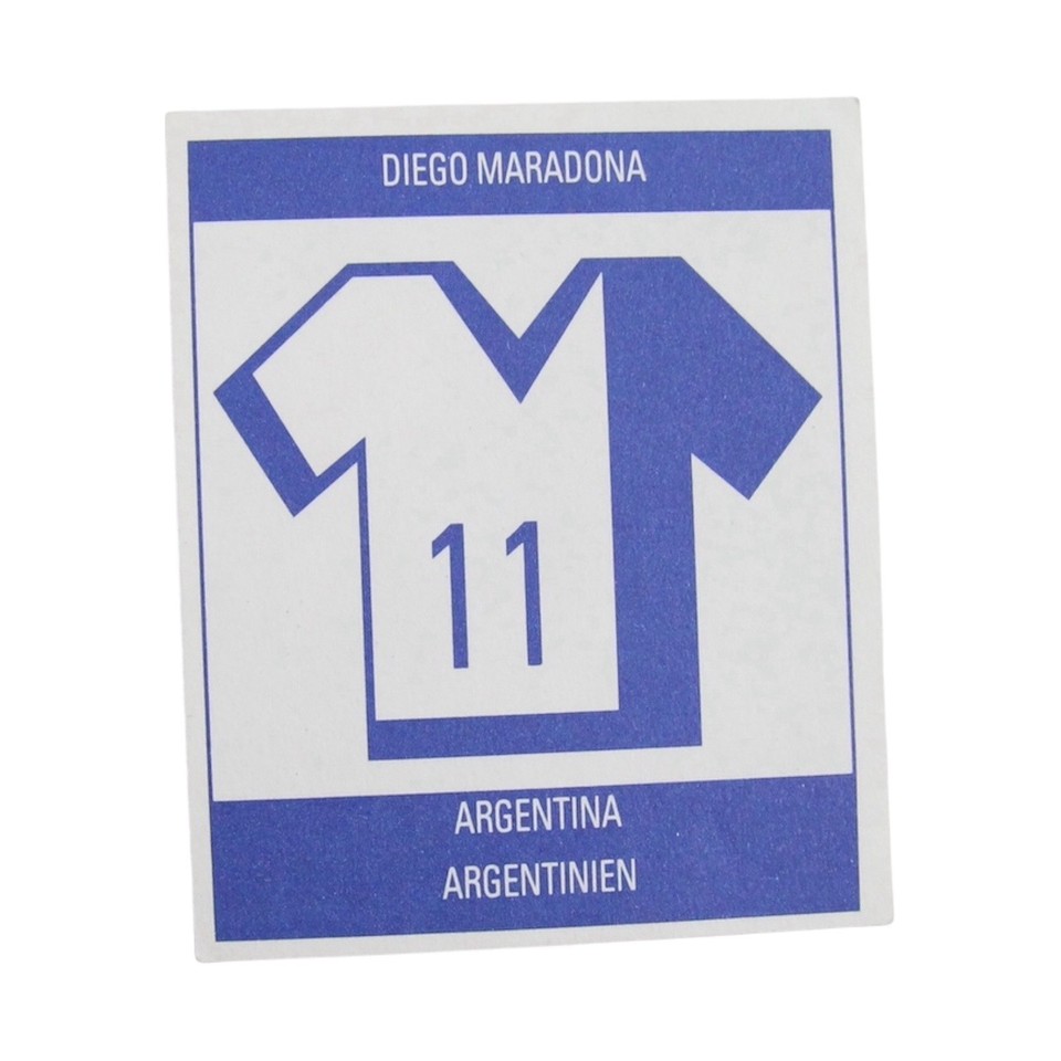 Orbis Italia 90 Football World Cup Diego Maradona Argentina Sticker ...