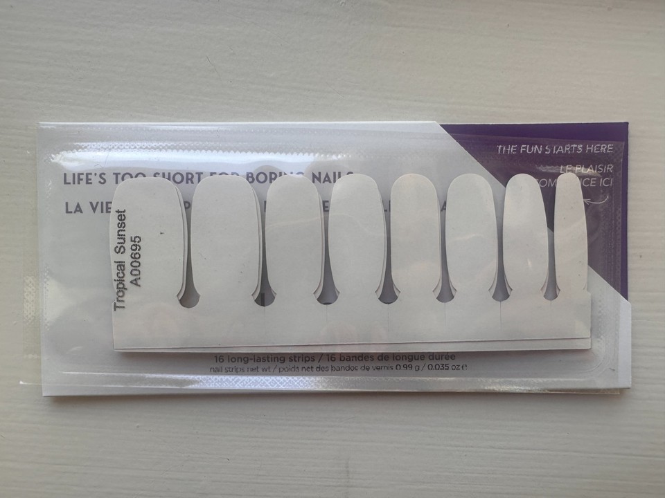 Tropical Sunset COLOR STREET Nail Polish Strips NEW (EXCLUSIVE) - Palm ...