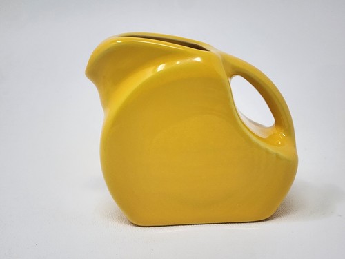 Fiesta Mini Disc Pitcher 5oz in Daffodil Fiestaware Yellow Small ...