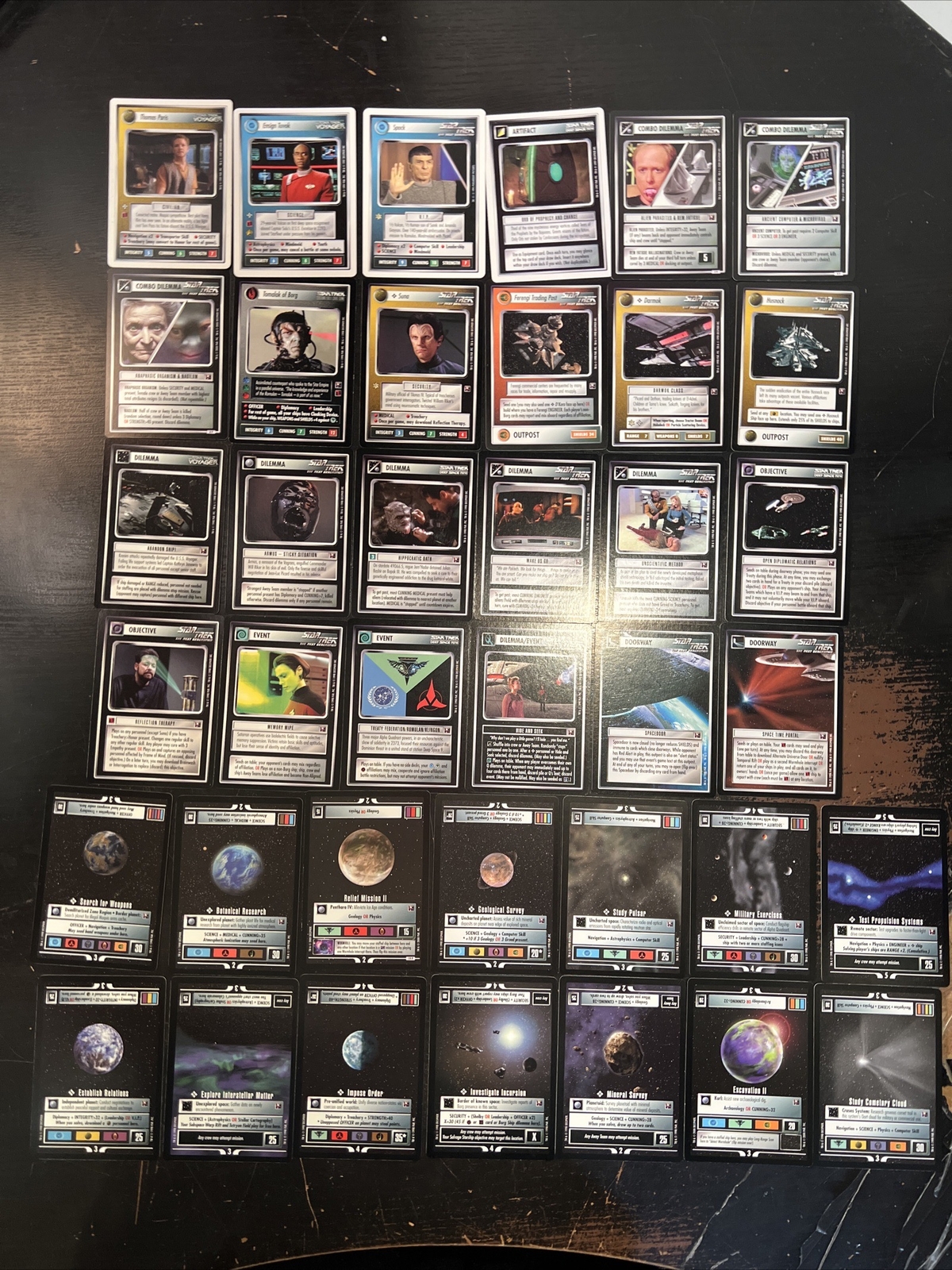 Star Trek CCG TCG Enhanced Premiere Tournament Cards Lot(Z) Spock Tuvok Promos | eBay