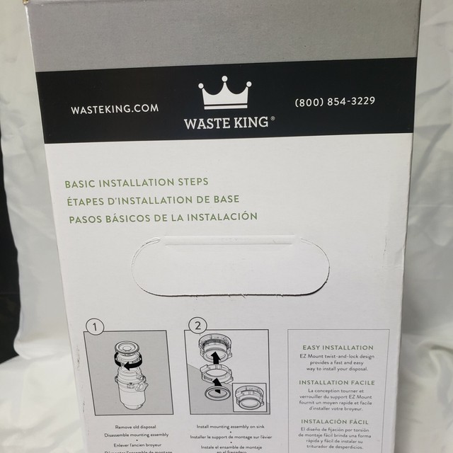 Waste King L-1001 Garbage Disposal with Power Cord for sale online | eBay