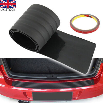 Car Rear Boot Bumper Sill Body Guard Protector Rubber Plate Trim Strip ...
