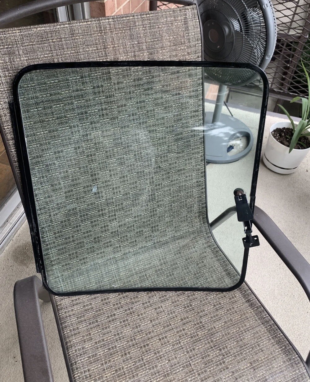 1994 Dodge Ram Van Side Rear Vent Window Pop-Out Glass Green Tint B150 ...