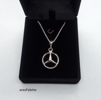 Mercedes Benz Necklace - Car jewelry - 925 Silver Handmade | eBay