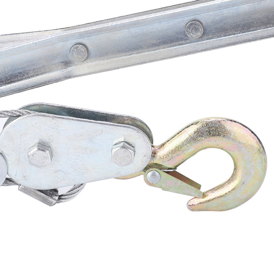 2Ton Hand Puller Heavy Duty Winch Pull Hoist Come Along Cable Lever ...