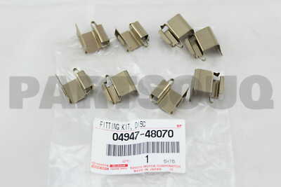 0494748070 Genuine Toyota FITTING KIT, DISC BRAKE, FRONT 04947-48070 | eBay