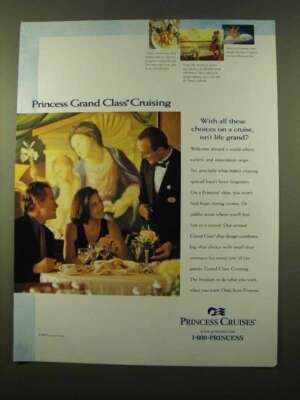 1999 Princess Cruises Ad - All These Choices | eBay