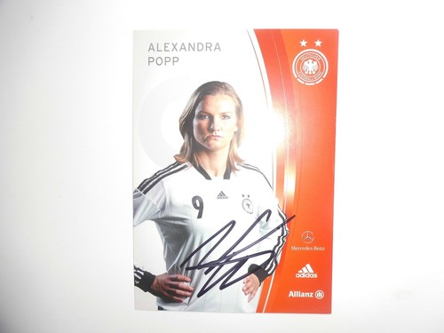 Original Alexandra Popp Autograph Card, Football, Sport | eBay