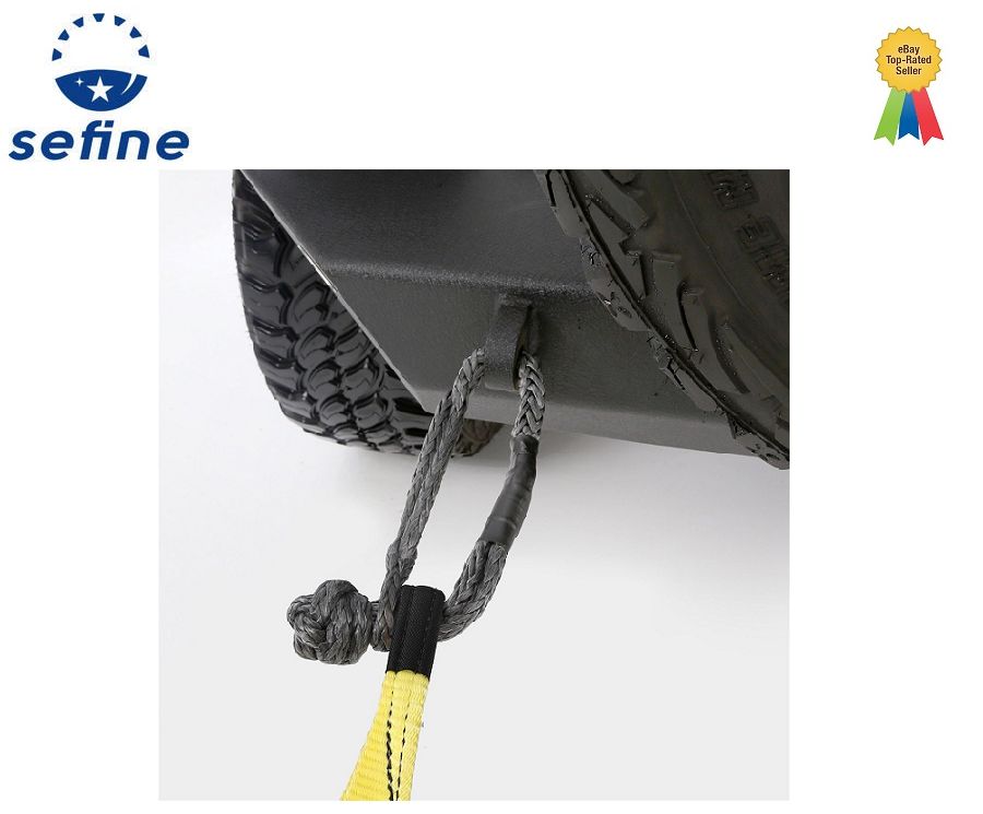 Smittybilt Universal Soft Recoil Shackle Rope Winch 7/16" X 6" * 13051 ...