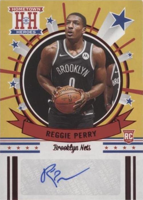 2020-21 Panini Chronicles - Hometown Heroes Rookie Auto Reggie Perry # ...