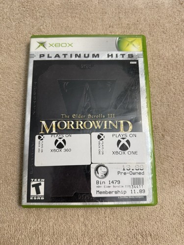 Morrowind: The Elder Scrolls III XBOX Original | eBay