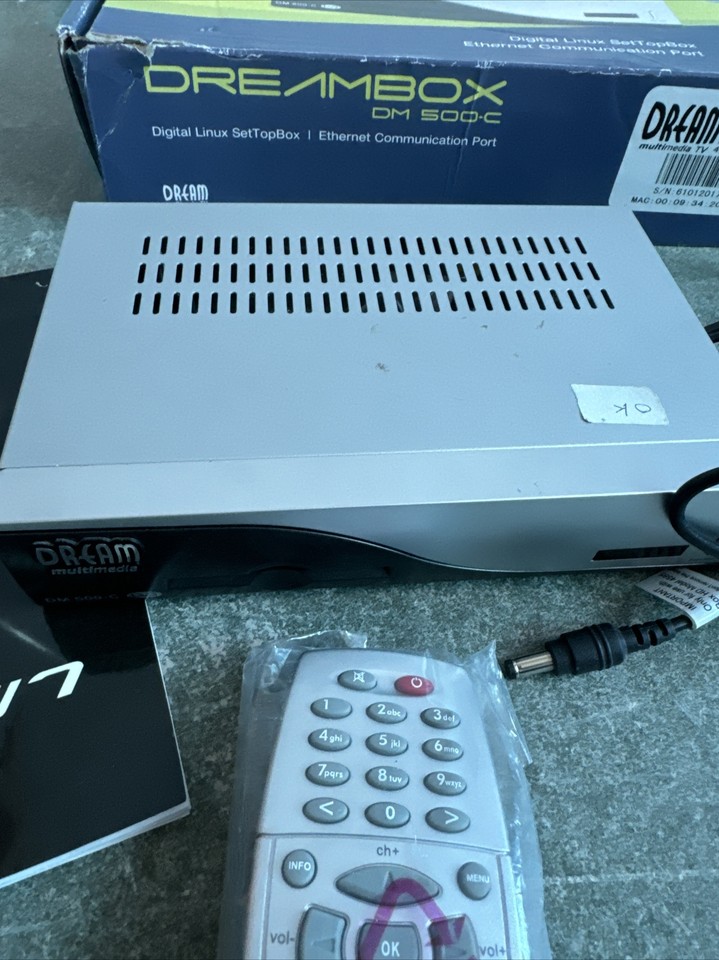 Dream Multimedia Dreambox DM 500-c Satellite Digital TV Receiver DVB ...