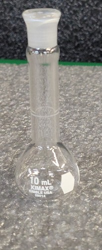 Kimax 10mL Class A TC Glass Volumetric Flask 28014-10 | eBay