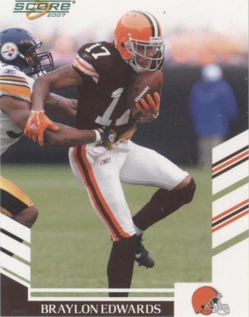 2007 Score - Braylon Edwards #197 Glossy for sale online | eBay