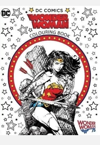Wonder Woman DC Adult Colouring Book Comics Amazonian Superman Super ...
