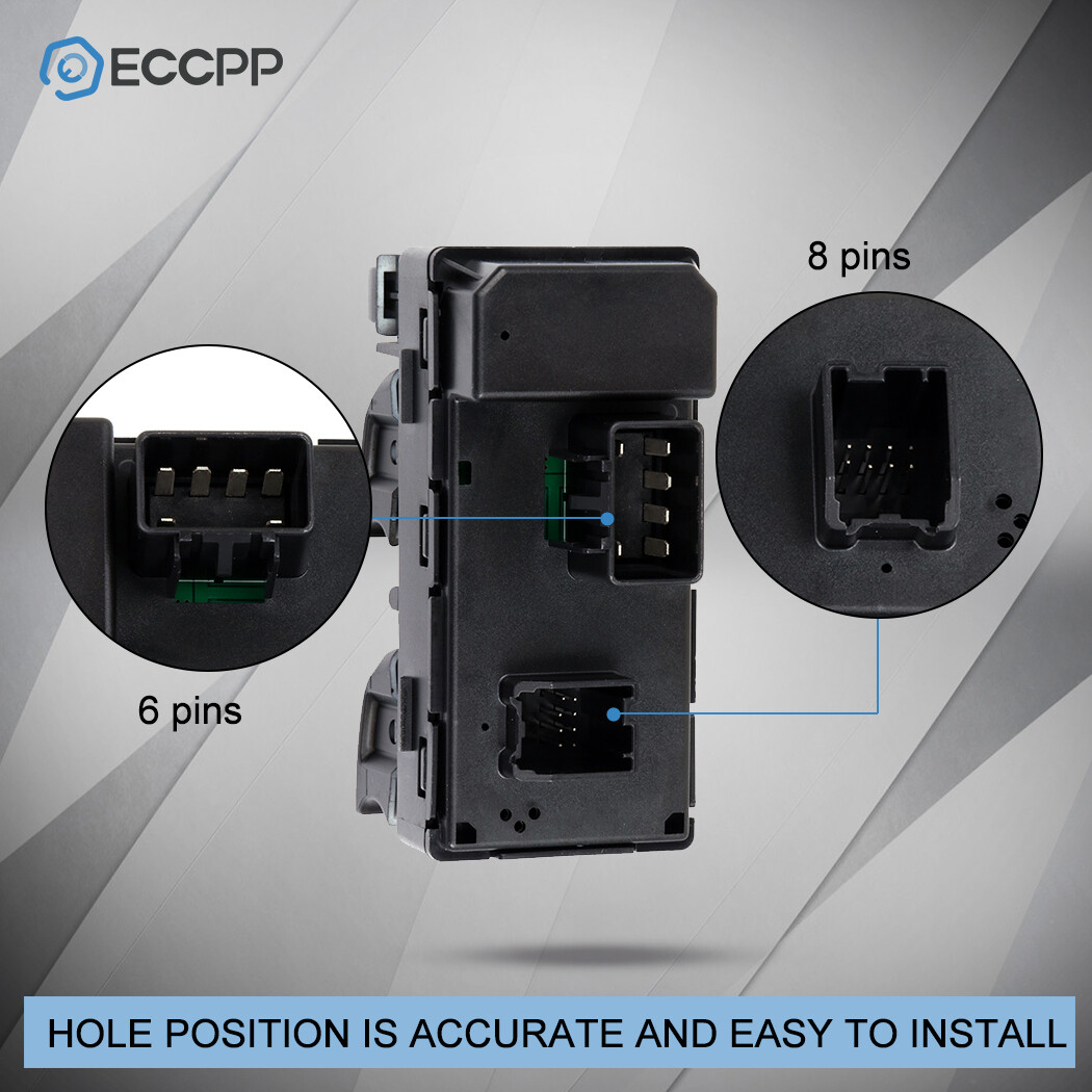 For GMC Acadia 3.6L 2007-2015 Power Window Switch Front Driver Side ...