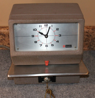 Time Clocks - Vintage Simplex Time Recorder
