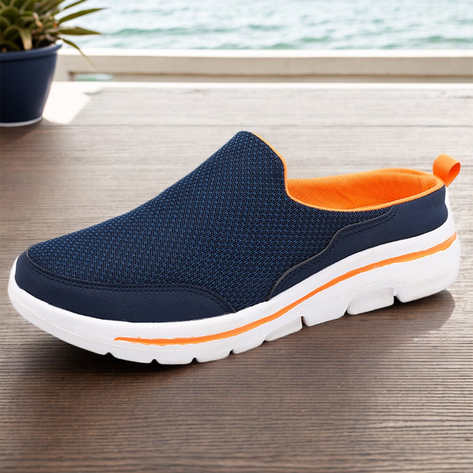 Mens Mules Shoes Lightweight Walking Shoes Mesh Slip On Shoes for ...