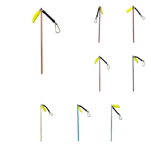 Aluminum reef stick diver pointer with spiral rope and clip for | eBay ...