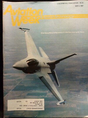 Aviation Week & Space Technology Magazine May 4 1987 First F-16N | eBay